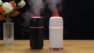 100ml USB Car Flame Aroma diffuser with LED Color Change