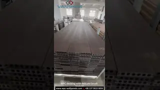 2nd Gen Co-extruded WPC Decking Factory Real Shot