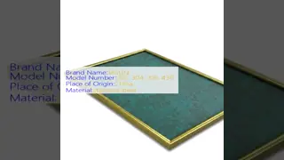 Vintage Green Stainless Steel Sheet For Modern Interiors