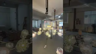 Luxury Grand Staircase Crystal Chandelier for High Ceilings