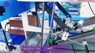 2305 P15 Wide-Mouth Glass Jar Cardboard Half-Tray Film Wrapping Machine