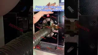 P180 6 inches CNC Ultra-thin Hose Crimping Machine