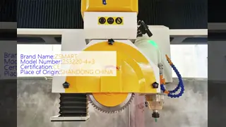 Professional Stone CNC Bridge Saw Cutting Machine