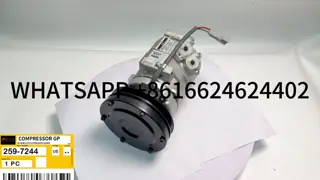 KBZE OEM 259-7244 2597244 CAT AC COMPRESSOR REPLACE E311 E312 E320 E323 EXCAVATOR