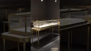 Luxury Jewelry Showcase Display Case for Retail and Home