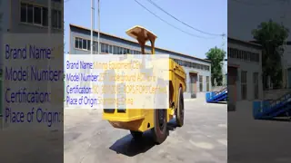 25 Ton Underground Dump Truck Reliable Haulage Solution