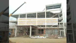 Heavy Duty Crane Supported Steel Workshop Construction