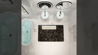 Modern Freestanding Pedestal Basin Luxury Bathroom Upgrade