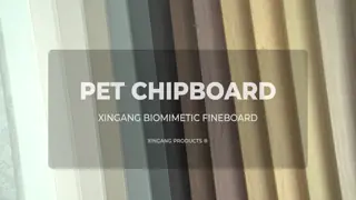 PET melamine chipboard