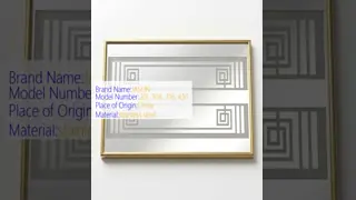 Premium 8K Titanium Gold Etched Stainless Steel Wall Panels