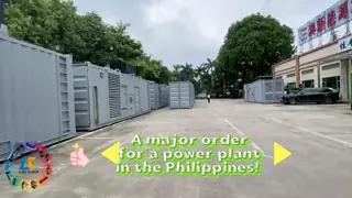 Twelve 1MW Diesel Gensets Shipped to Philippines Power Plant Project