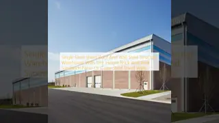 Custom Steel Structure Warehouse 12m Height Solution