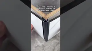 Satisfying Aluminum Alloy Trim Installation | Waterproof Decorative Wall Panel Molding Stips
