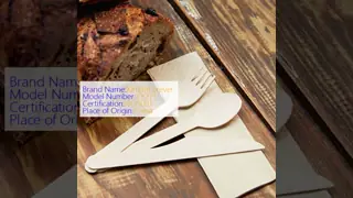 Eco Friendly Bamboo Cutlery Set For Travel And Picnic