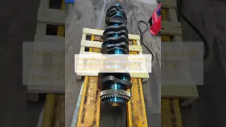 C18 Engine Crankshaft Forged Steel For Heavy Duty Power