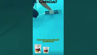 The scraping off of epoxy floor paint is extremely comfortable.
