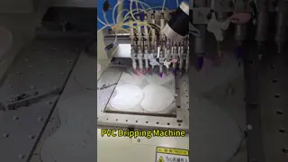 Soft PVC 2D 3D Trademark Logo Dispensing Machine for Patch Label Making
