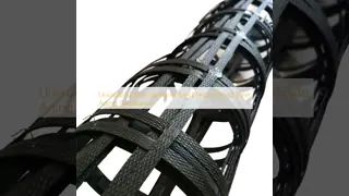 High Strength Uniaxial Geogrid for Road Stabilization