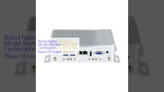 Fanless J1900 Industrial PC Quiet & Reliable