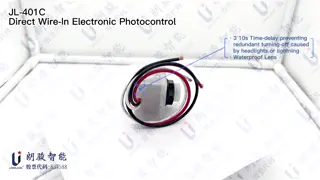 12VDC 24VDC Improved Electronic Direct Wire In Photocontrol DC Infrared Filtered