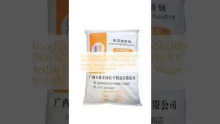 Industrial Sodium Metabisulfite 96 Percent Purity