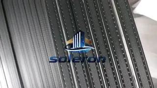 Black aluminum strips
