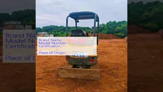 Used SDLG E16 Mini Excavator Reliable Earthmoving Power