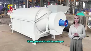 Industrial Drum Drying Equipment Sawdust Sand Coal Slime Rotary Dryer