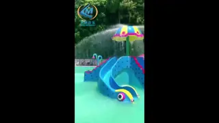 Children Octopus Slide H4M Fiberglass Material for Indoor and Outdoor Kids Play Pool