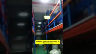 Heavy Duty Industrial Mezzanine Shelving, High Load Bearing Steel Mezzanine Floor for Factory Storag