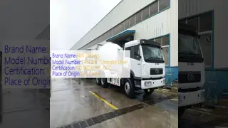 New FAW Jiefang 8m3 Concrete Mixer Truck Ready Delivery