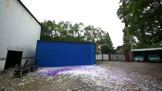 Maya Dmx Power Control Streamer Confetti Cannon Large Stadium Confetti Thrower for Stadium Show