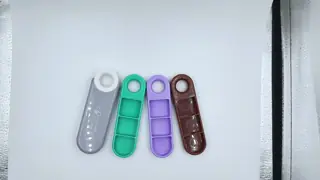 New Style Hot Selling Capsule Type Travel Pill Storage Box Flip Top case Pills Box Mini Plastic Box
