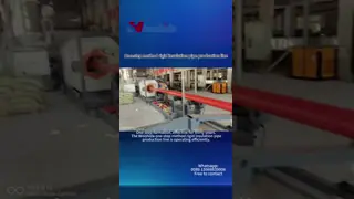 One step hard insulation pipe production line