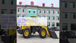 SYMG 50 Wheel Loader Heavy Duty Construction Equipment