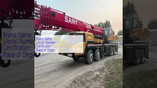 Used SANY 80 Ton Crane STC800 Reliable Heavy Lifting