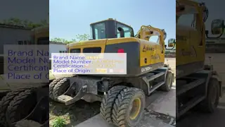 Used SDLG EA780H Pro Wheel Excavator 4x4 Road Ready