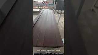 Installation Demo of Second Generation WPC Outdoor Flooring