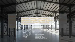 Durable Steel Structure Warehouse Industrial Storage Solution