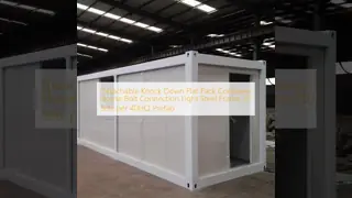 Efficient Flat Pack Container House Modular Building Solution
