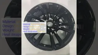YTW01 Alloy Wheels Lightweight Performance and Style Upgrade