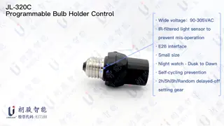 Programmable Bulb Holder Control