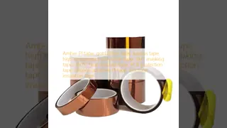 Black Matte Polyimide Tape 260C Heat Resistant Shielding