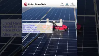 RHINO700 EH2 Solar Panel Cleaning Brush Fast Efficient Clean
