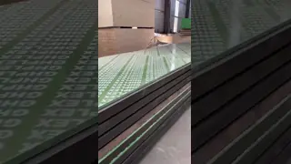 Stock and shipment of PP plastic film faced plywood