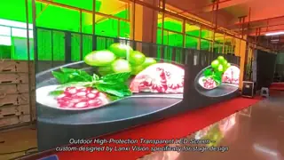 Outdoor High‑Protection Transparent LED display