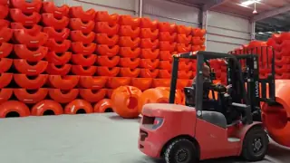 Durable HDPE Pipe Floaters for Dredging Projects