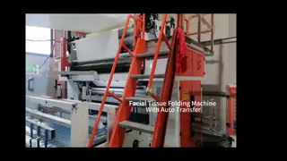 Facial Tissue Folding Machine With Auto Transfer Production Line
