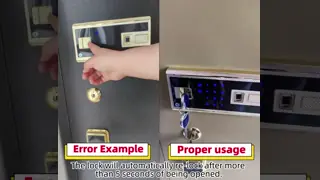 Regarding the operation of locks, the importance of following the correct procedures is emphasized