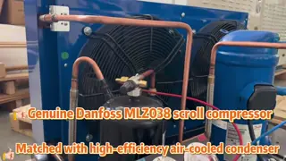 High Efficiency Cooling Unit with Original Danfoss MLZ038 Scroll Compressor